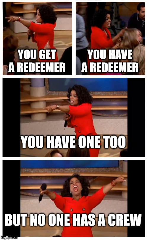 No NPC crew and a mountain of Redeemers. - Star Citizen Spectrum