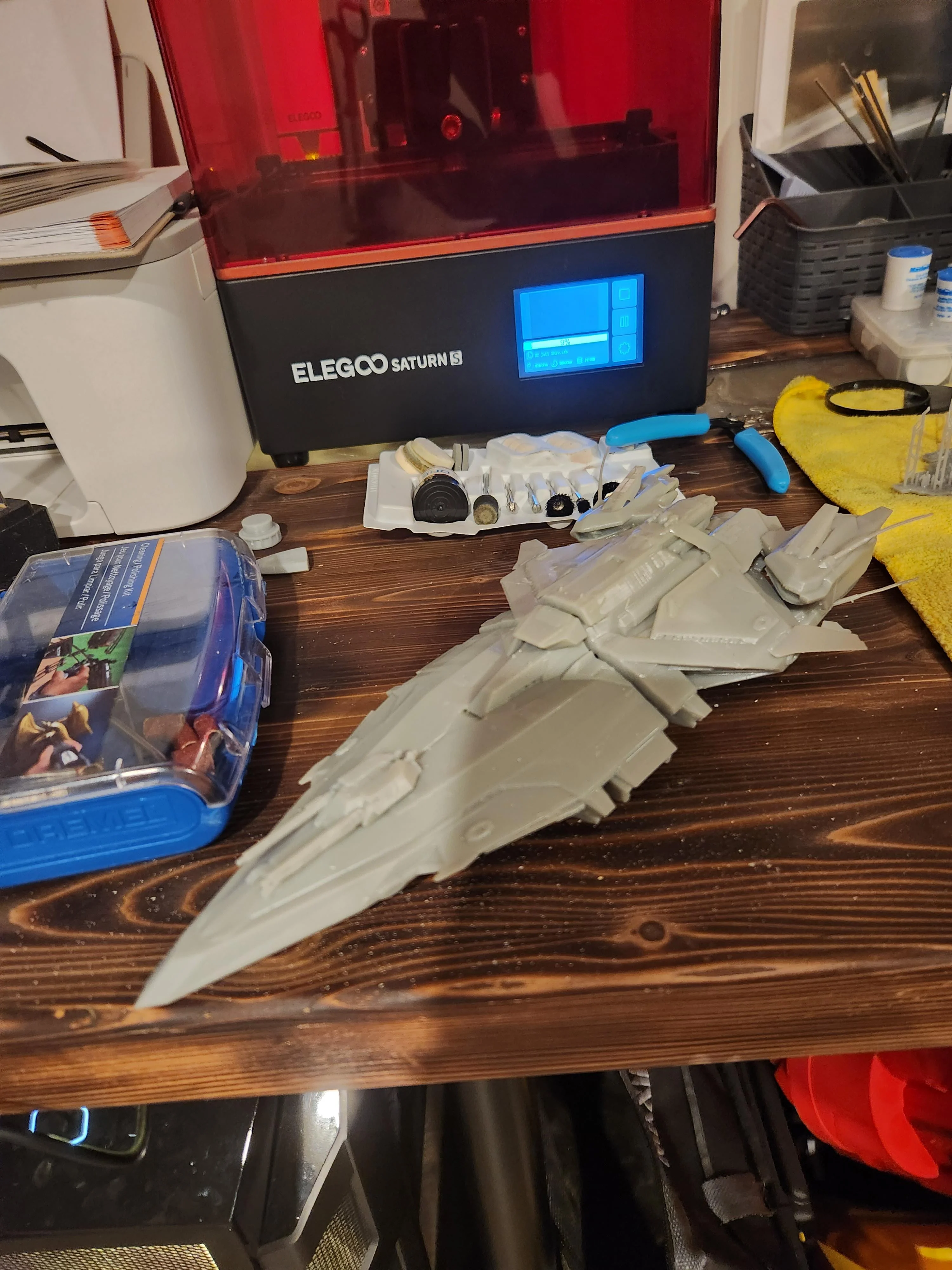 3D Perseus Resin print - Star Citizen Spectrum