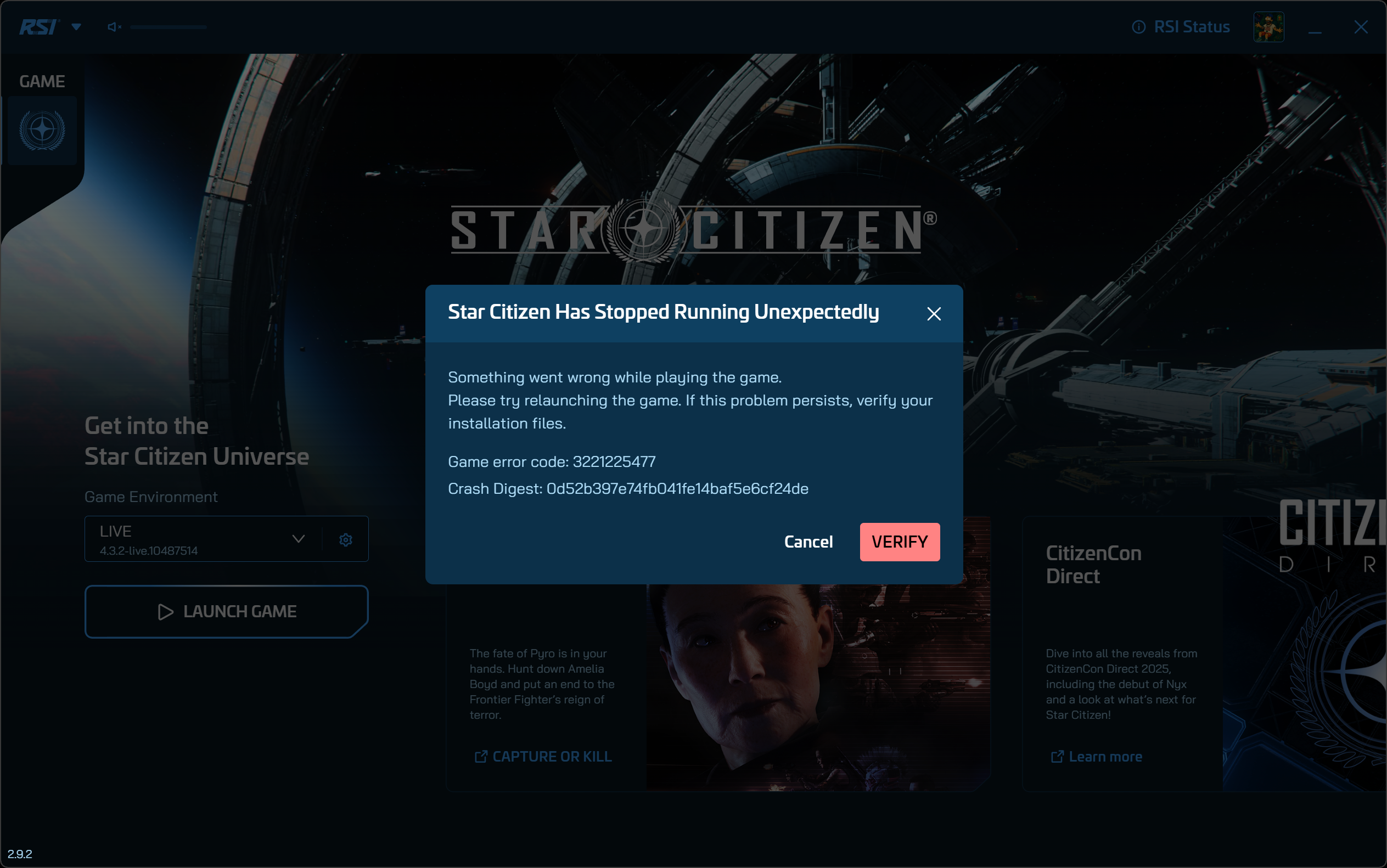[BUG] Crash on Launch — Error 3221225477 (Access Violation) after ...