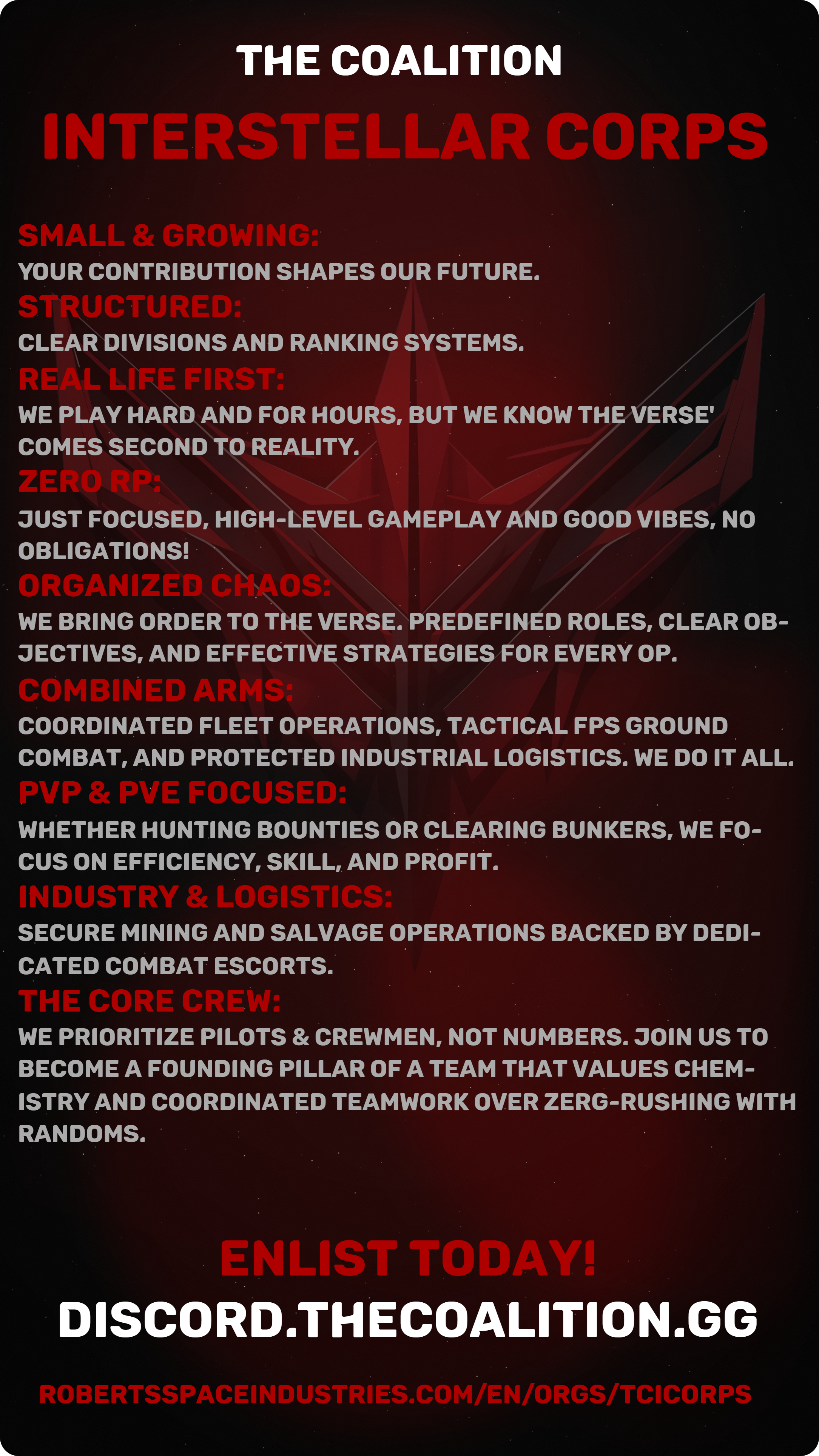 The Coalition | Interstellar Corps - Star Citizen Spectrum