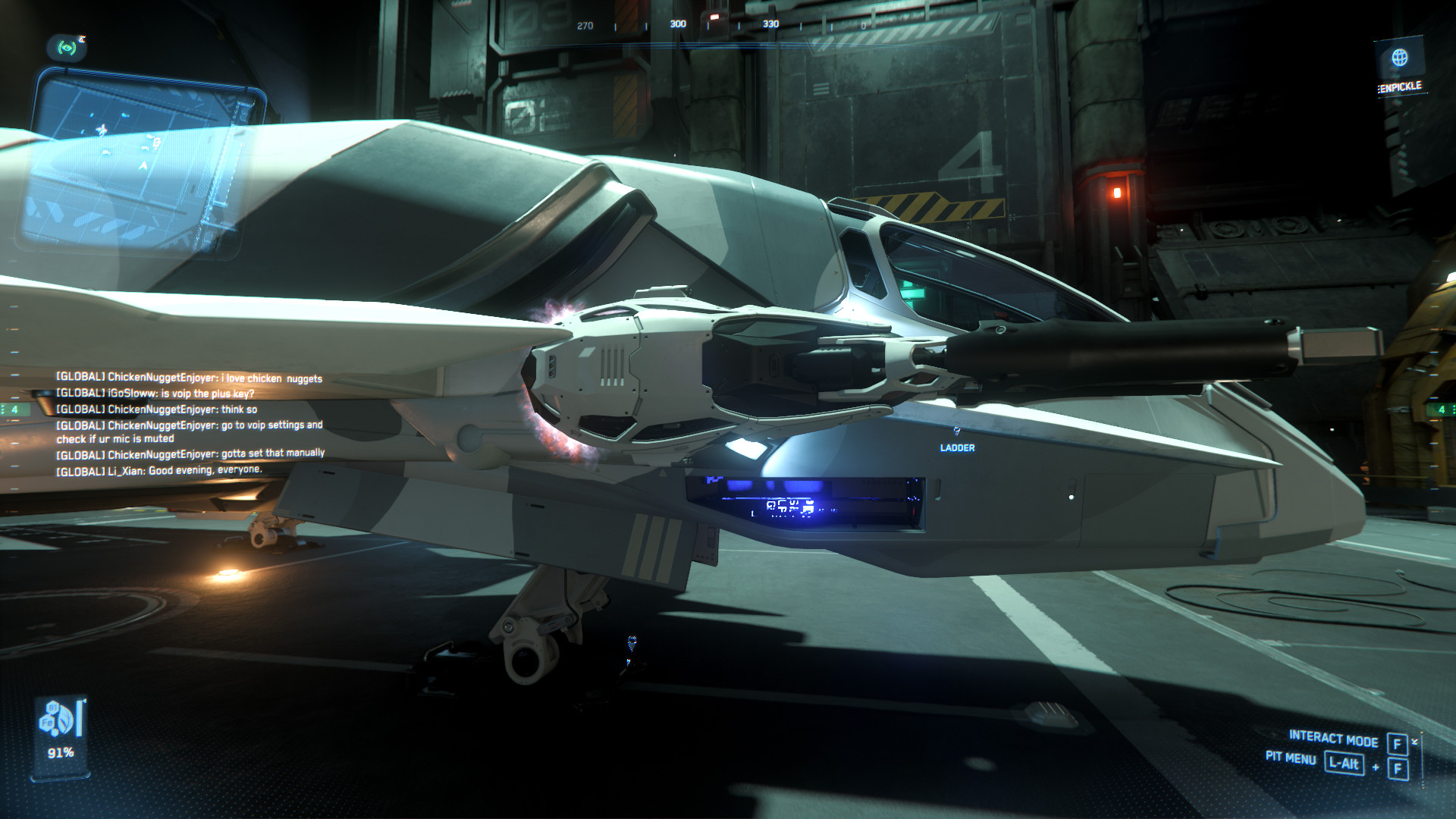 Sabre gun rack livery glitch? - Star Citizen Spectrum